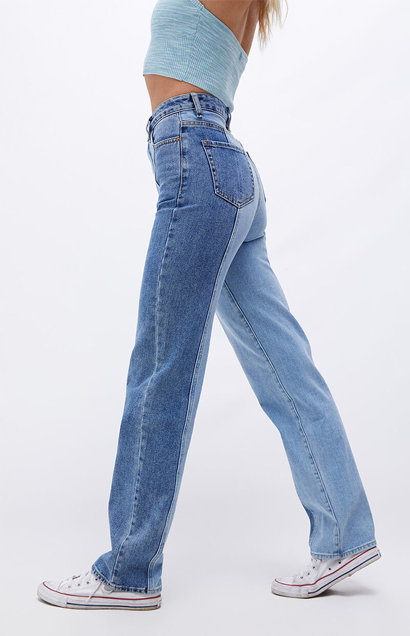 Pacsun Eco Two-Tone '90s Boyfriend Jeans | Pacsun
