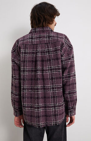 Pacsun Purple Textured Shacket | PacSun