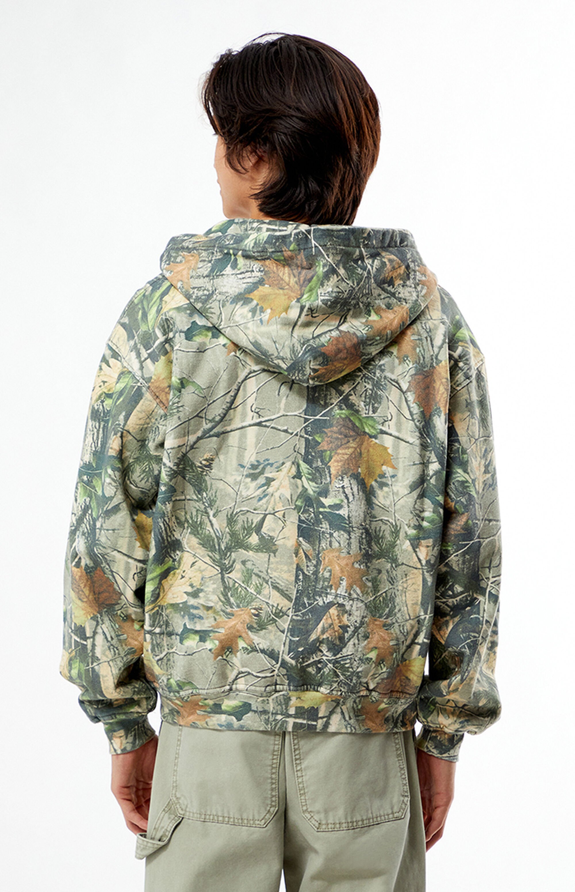 Pacsun Camo Chaos Full Zip Hoodie | PacSun