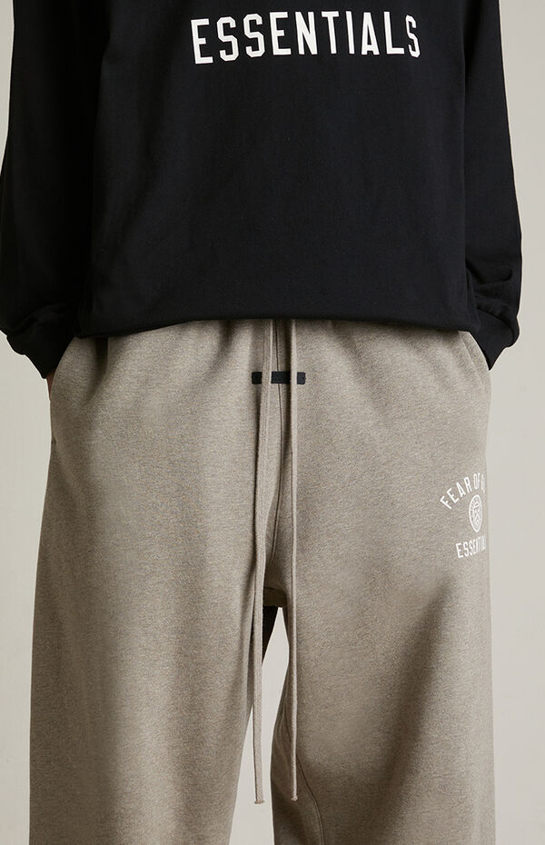 Fear of God ESSENTIALS Heather Grey University Fleece Relaxed ...