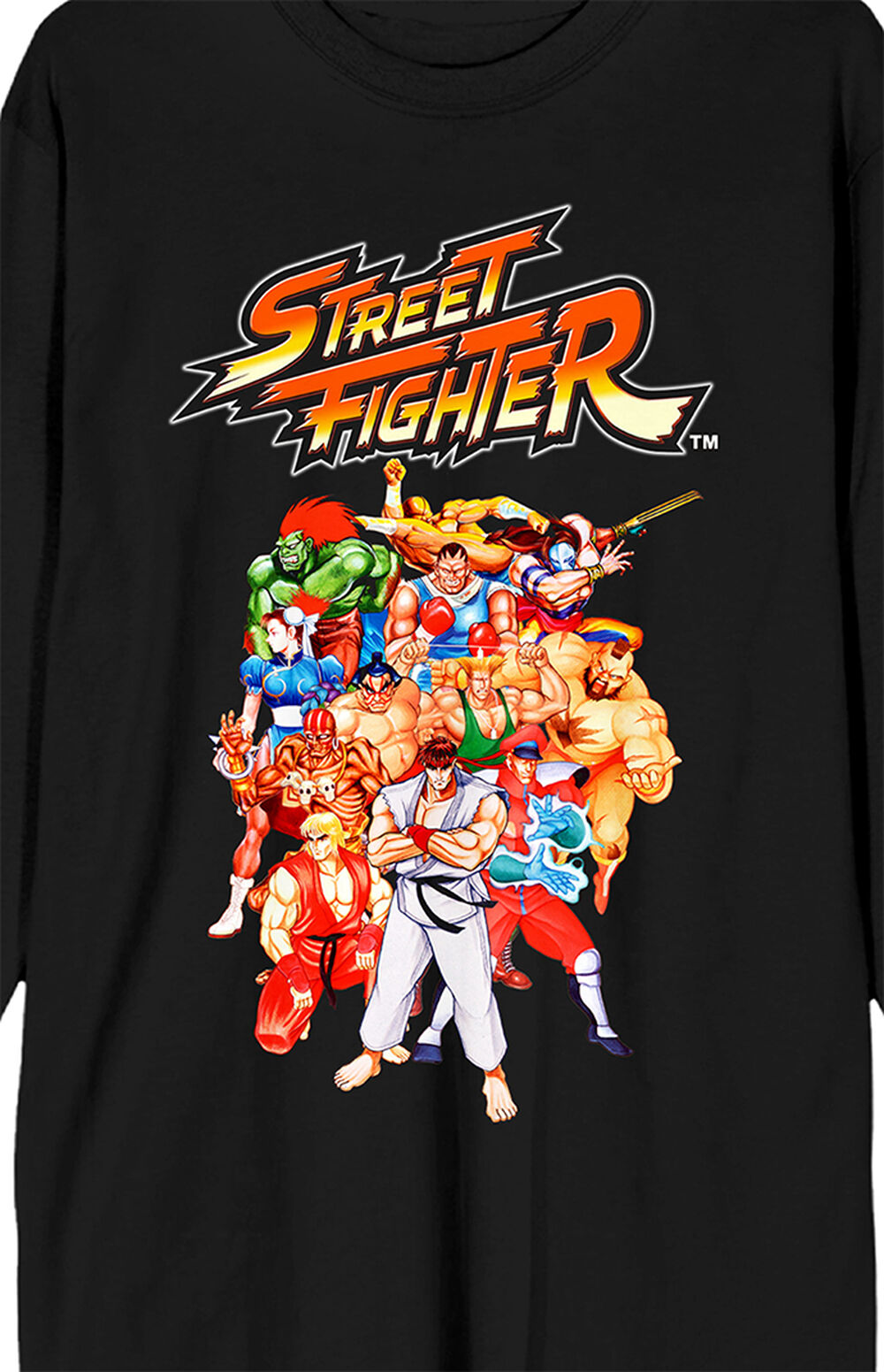 Street Fighter Character Long Sleeve T-Shirt | PacSun