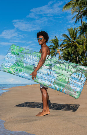 PoolCandy Resort Collection Tropical Palms Deluxe Pool Raft | PacSun