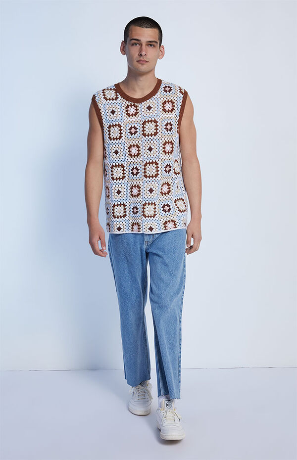 Pacsun Neutral Penn Crochet Tank Top | PacSun