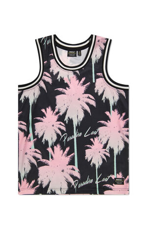 WeSC America Inc Basketball Paradise Lost AOP Tank Top | PacSun