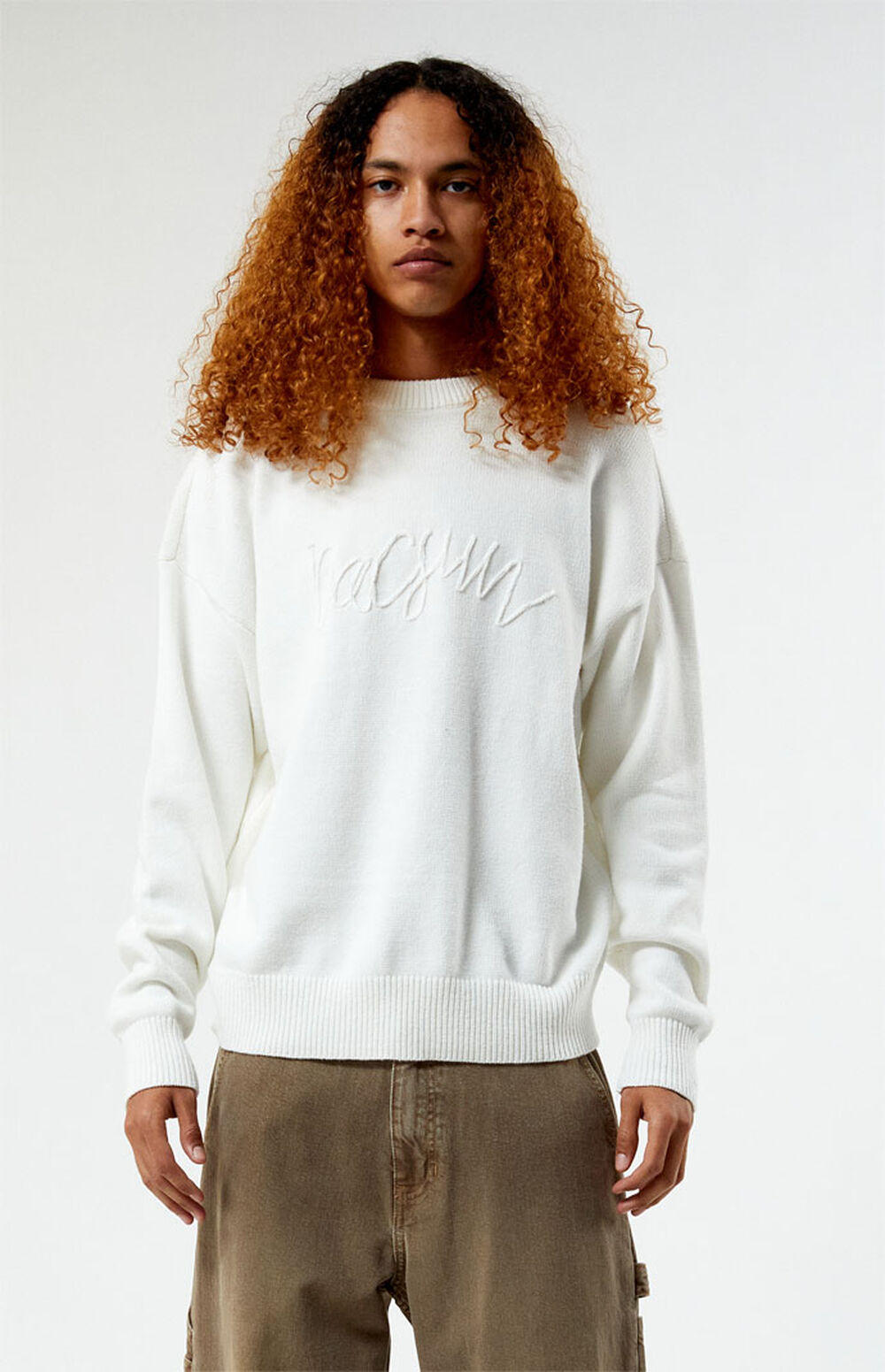 Pacsun Script Applique Crew Neck Sweater | PacSun