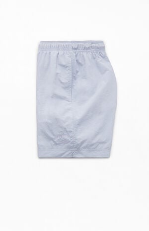 Pacsun Light Blue Collegiate 6.5" Swim Trunks | PacSun