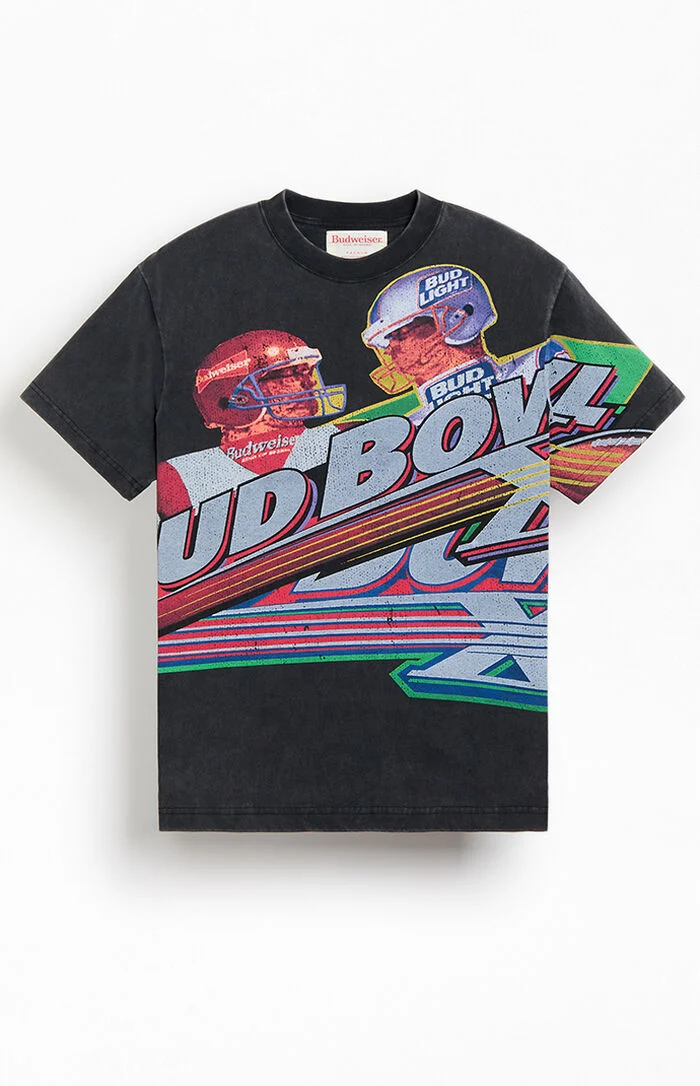 Budweiser Bud Bowl Ten AOP T-Shirt | Pacsun