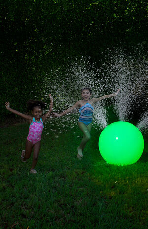 Pool Candy Illuminated LED Color Changing Beach Ball Sprinkler | PacSun