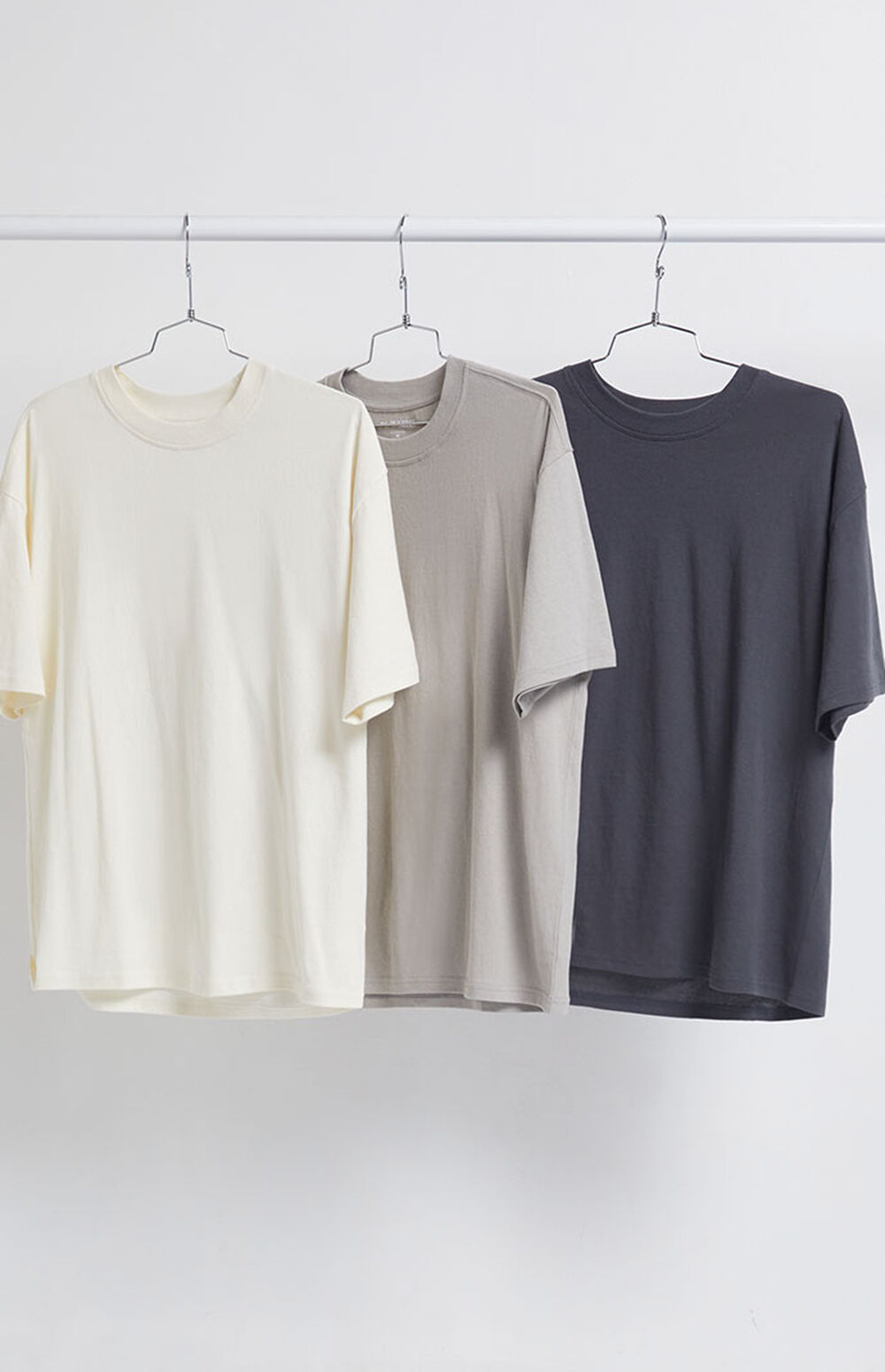PS Basics 3 Pack Solid Boxy Oversized T-Shirts | Pacsun