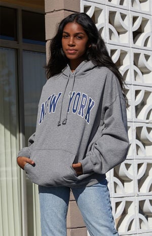 John Galt Heather Grey New York Hoodie | PacSun