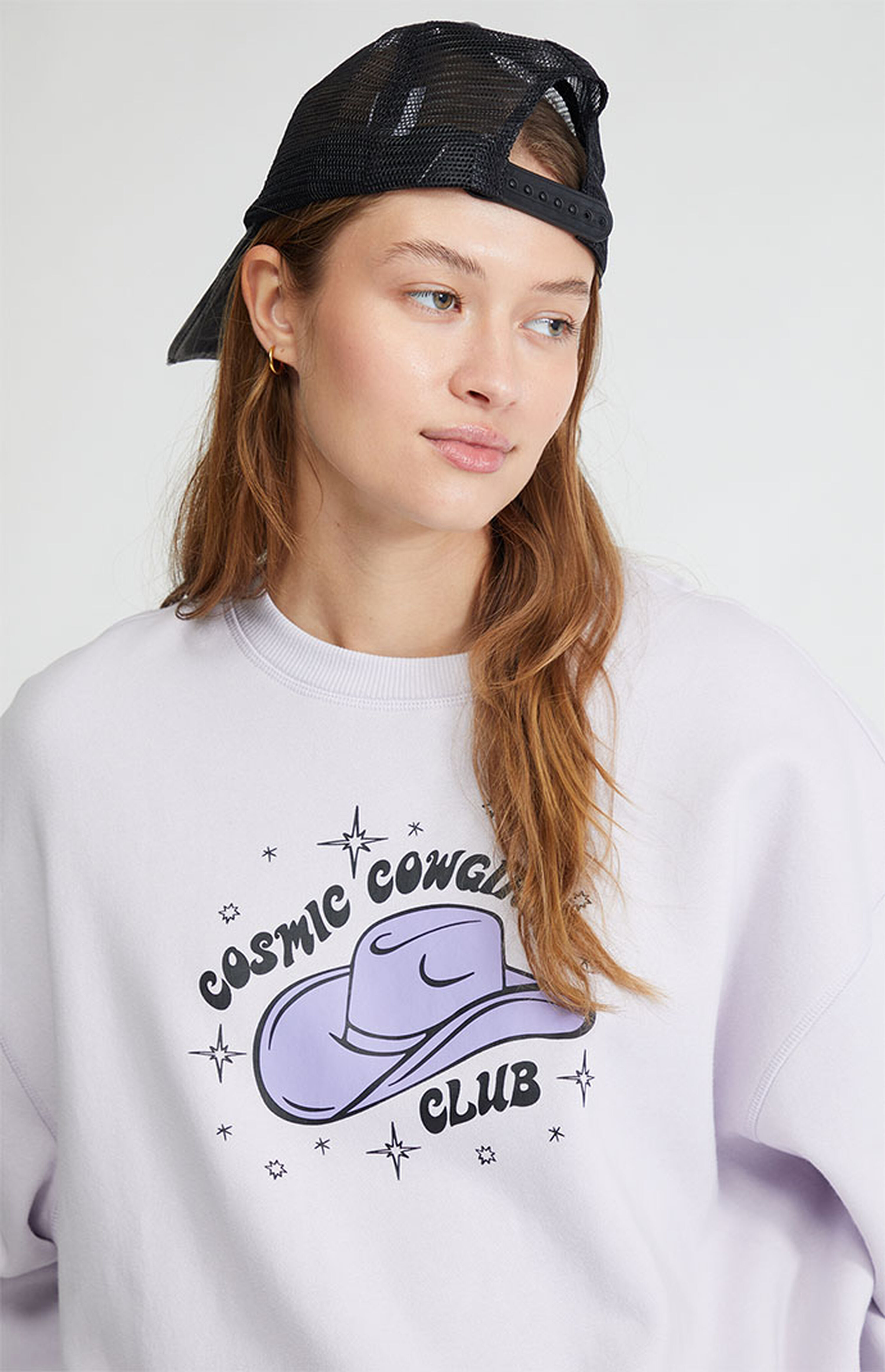 Pacsun Cosmic Cowgirl Crew Neck Sweatshirt | PacSun