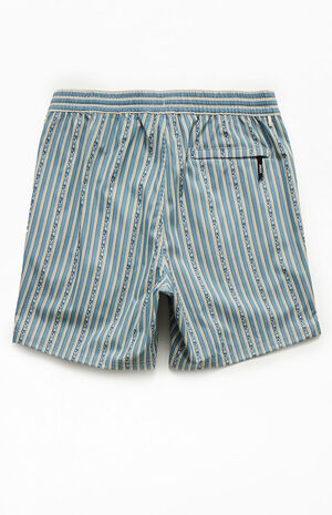 Vans Eco Striped Primary Elastic 17" Swim Trunks | PacSun