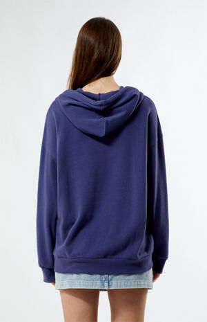 Pacsun Denim Number Patch Hoodie | PacSun