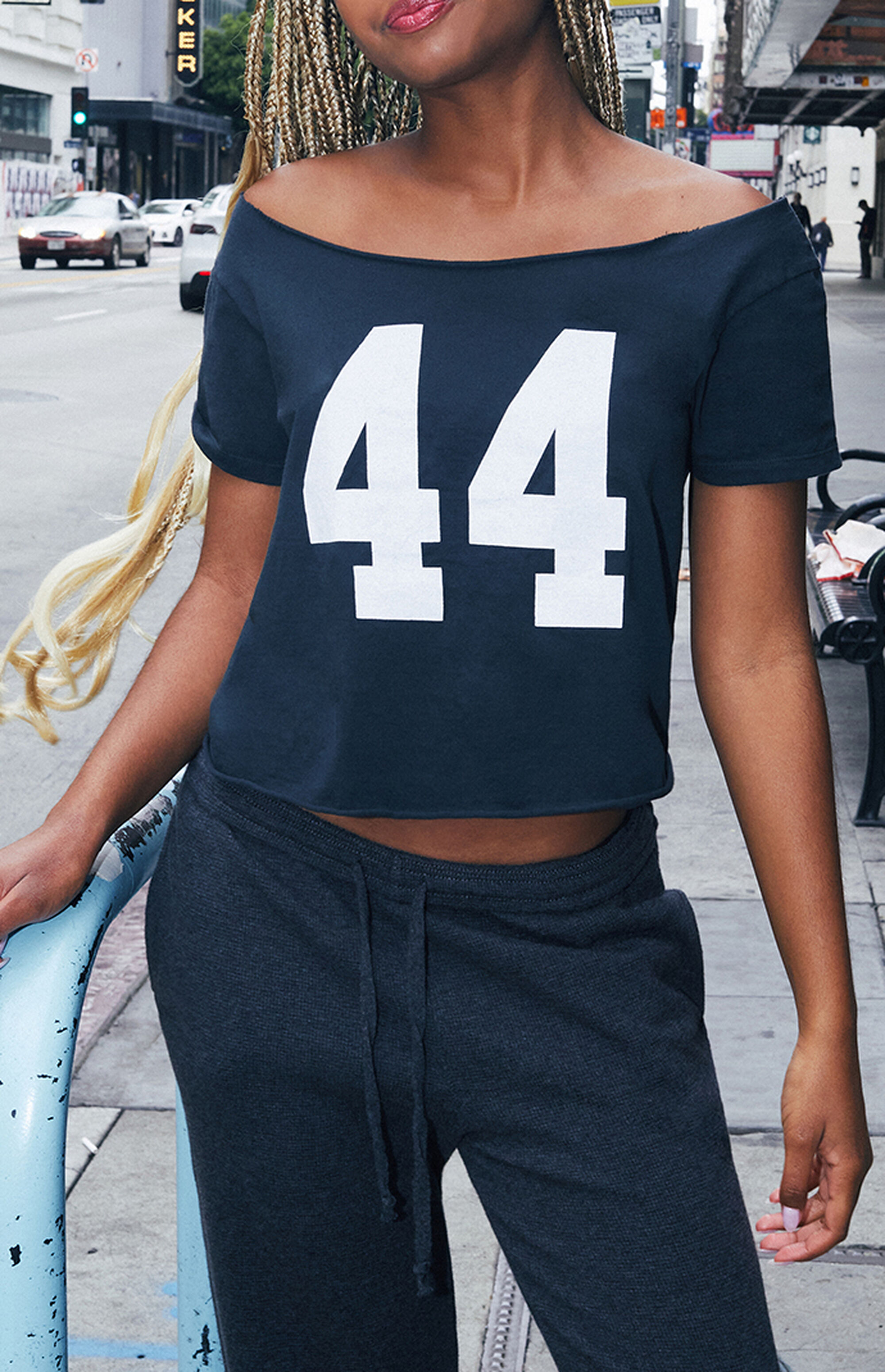 John Galt Hailie 44 Off-The-Shoulder Short Sleeve Top | Pacsun