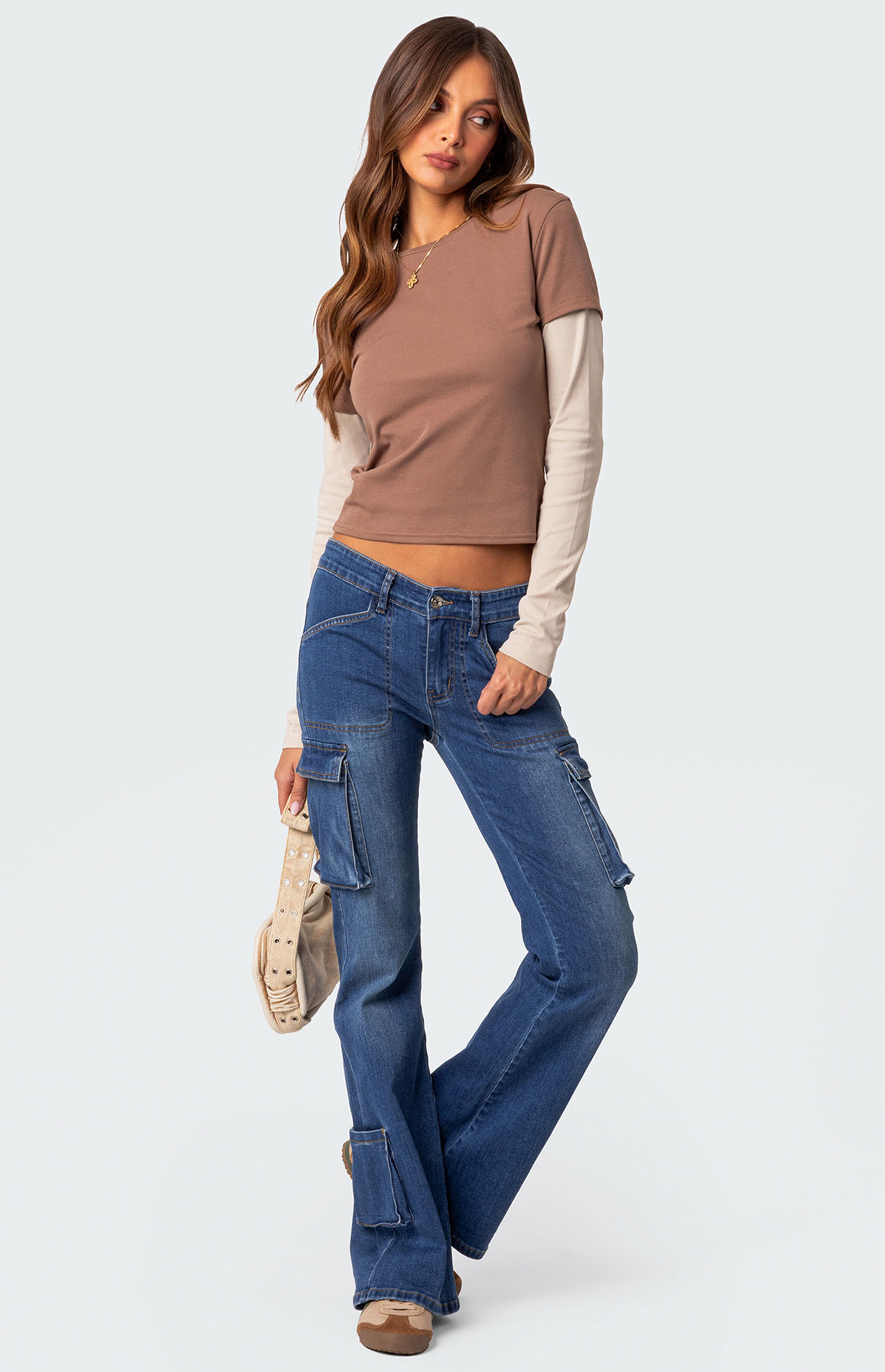 Edikted Mood Layered Long Sleeve T-Shirt | Pacsun