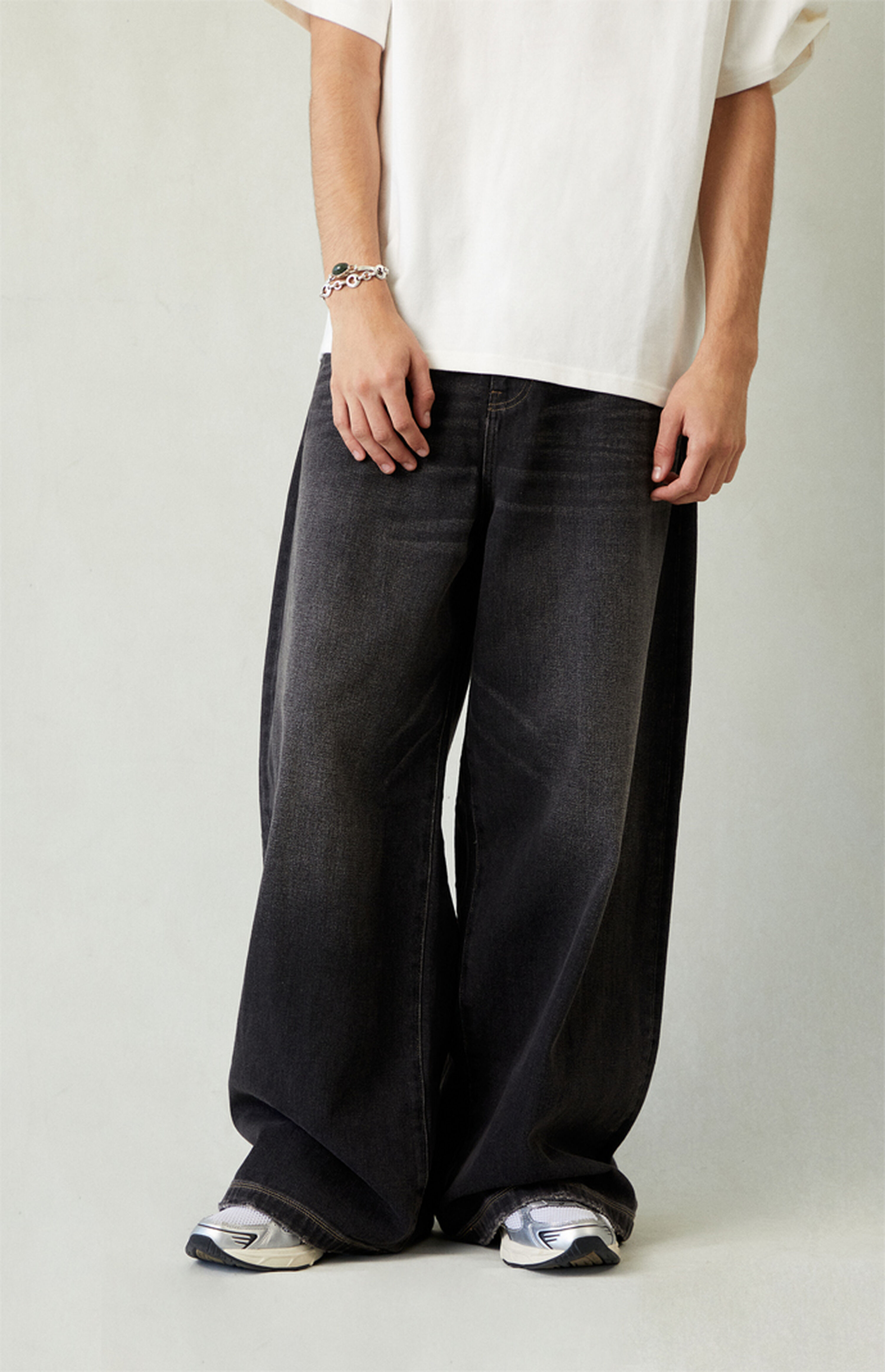 Pacsun Ryder Ultra Baggy Jeans Black Tinted | PacSun