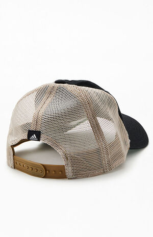 adidas Black Relaxed Mesh Snapback Hat | PacSun