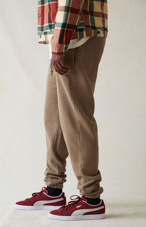 Pacsun Washed Tan Sweatpants | PacSun