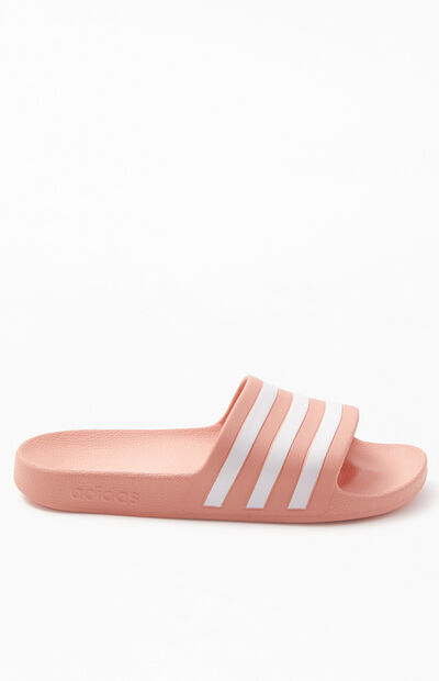 adidas Adilette Pink Slide Sandals | PacSun | PacSun