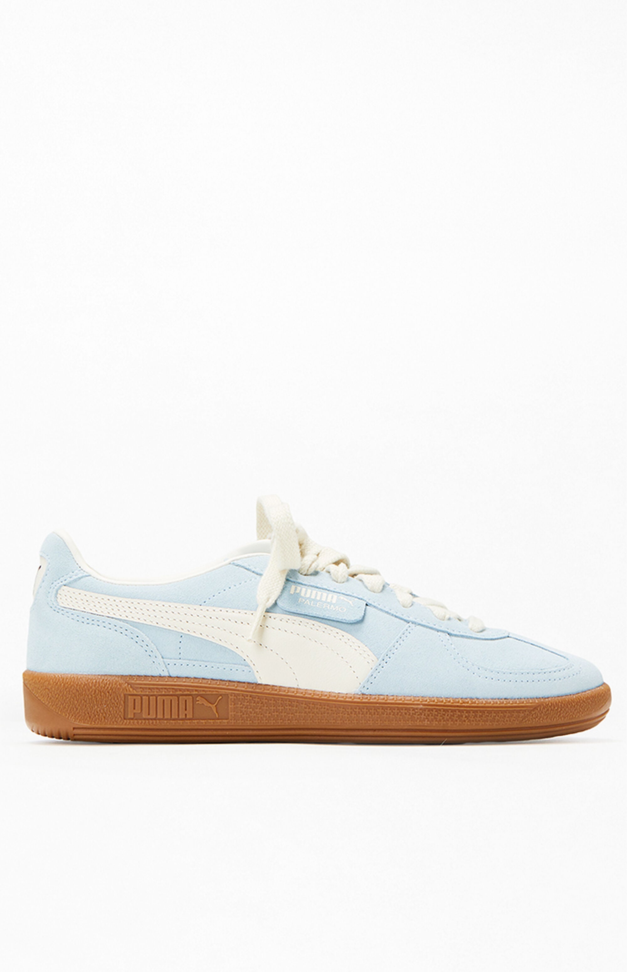 Puma Women's Light Blue Palermo Sneakers | Pacsun