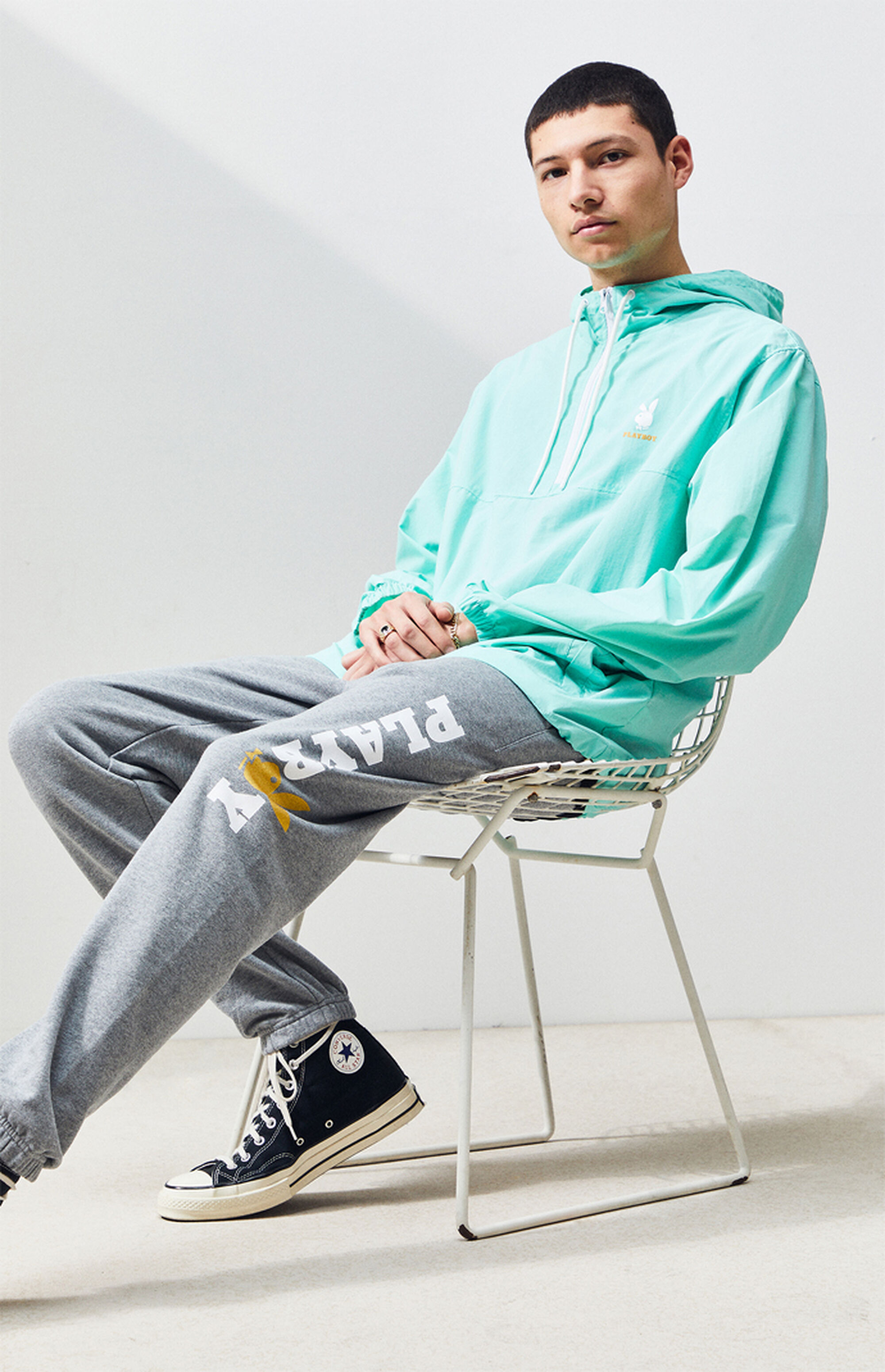 Playboy Gold Bunny Sweatpants | PacSun | PacSun