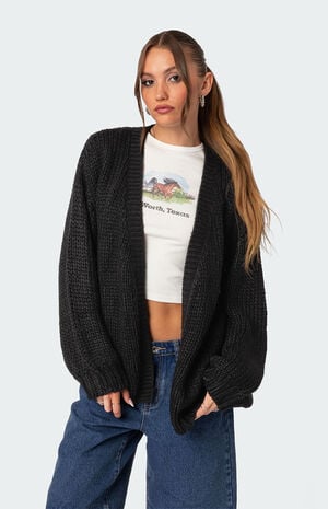 Edikted Anina Oversized Knit Cardigan | PacSun