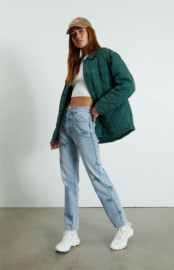 LA Hearts Quilted Shacket | Pacsun