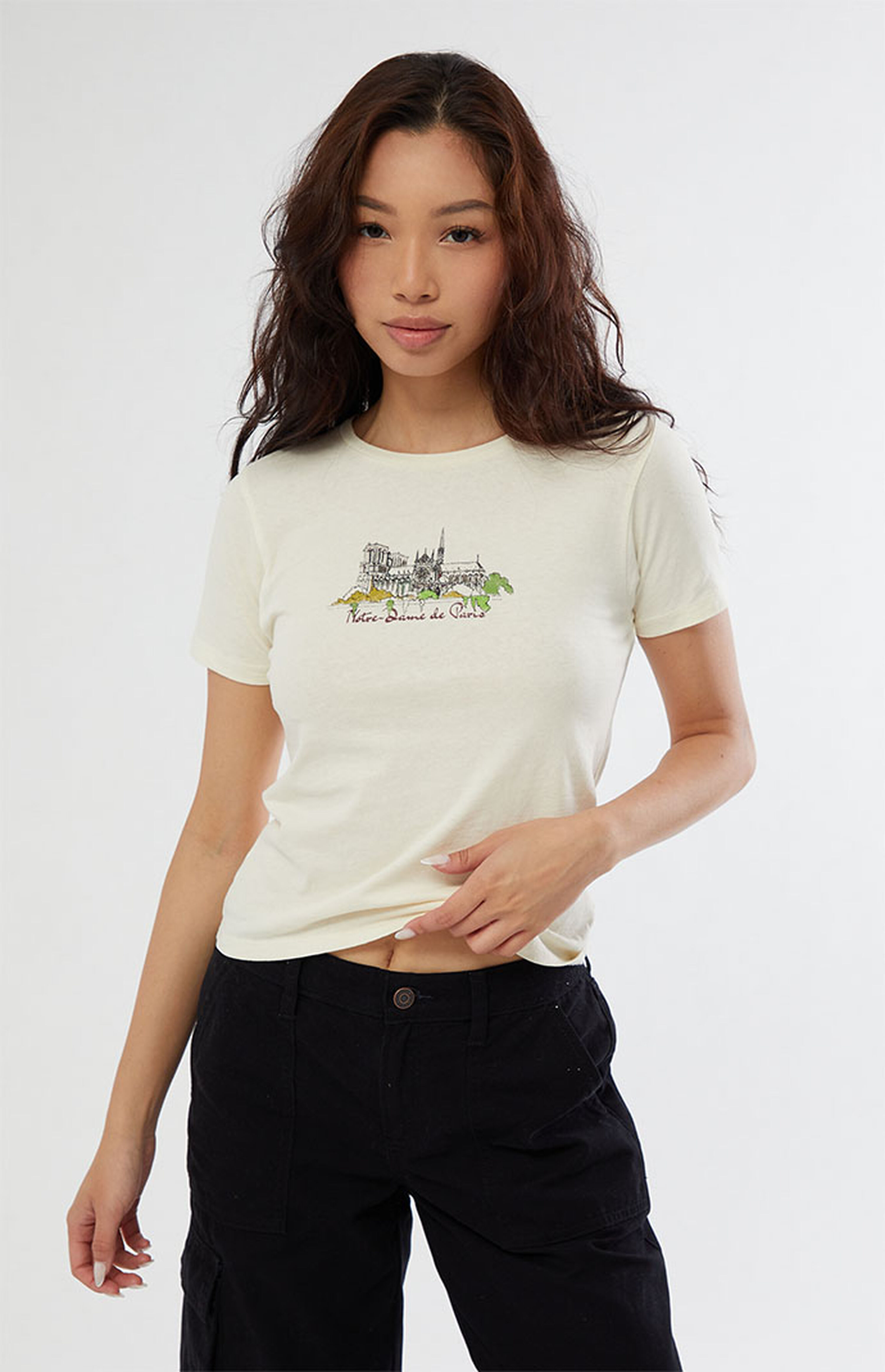 Golden Hour Notre Dame T-Shirt | Pacsun