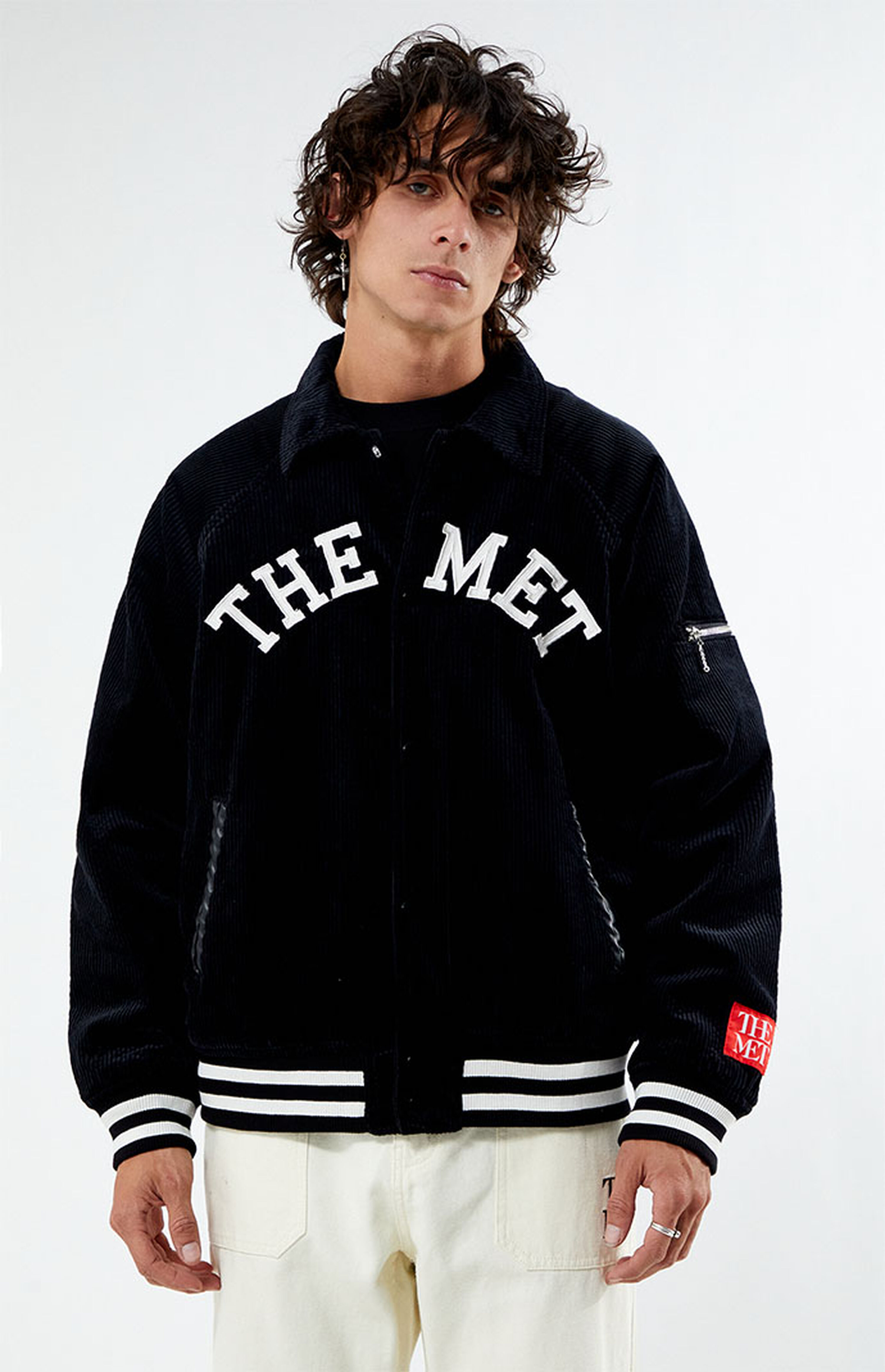 The Met x PacSun Corduroy Varsity Jacket | PacSun