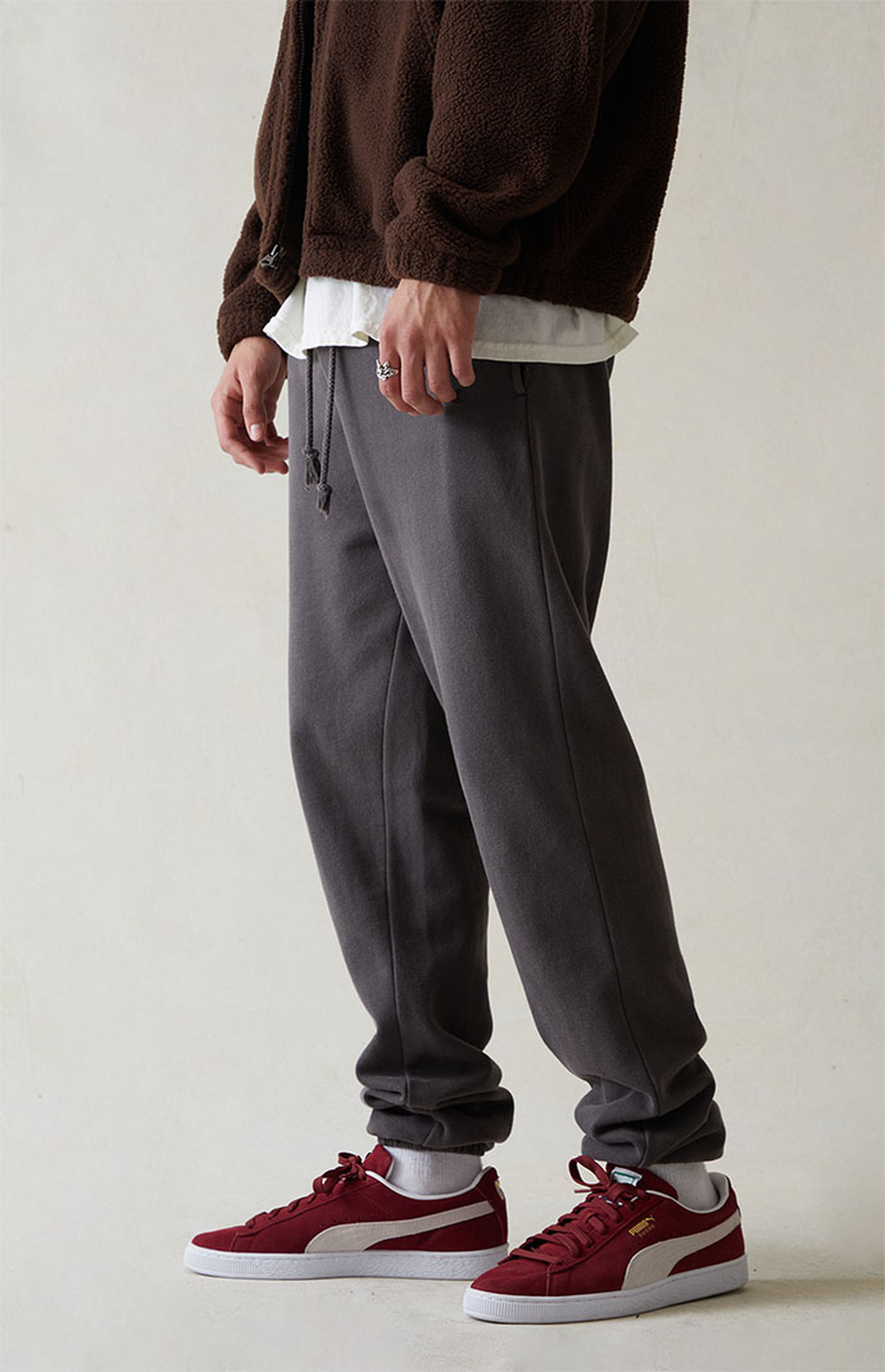 Pacsun Washed Black Sweatpants | Pacsun