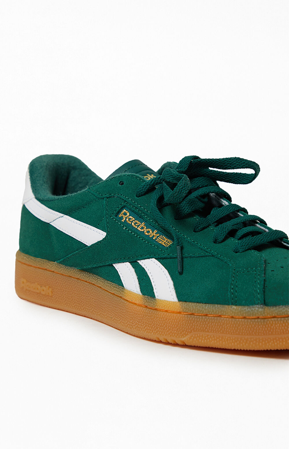 Reebok Green & White Club C UK Grounds Shoes | PacSun