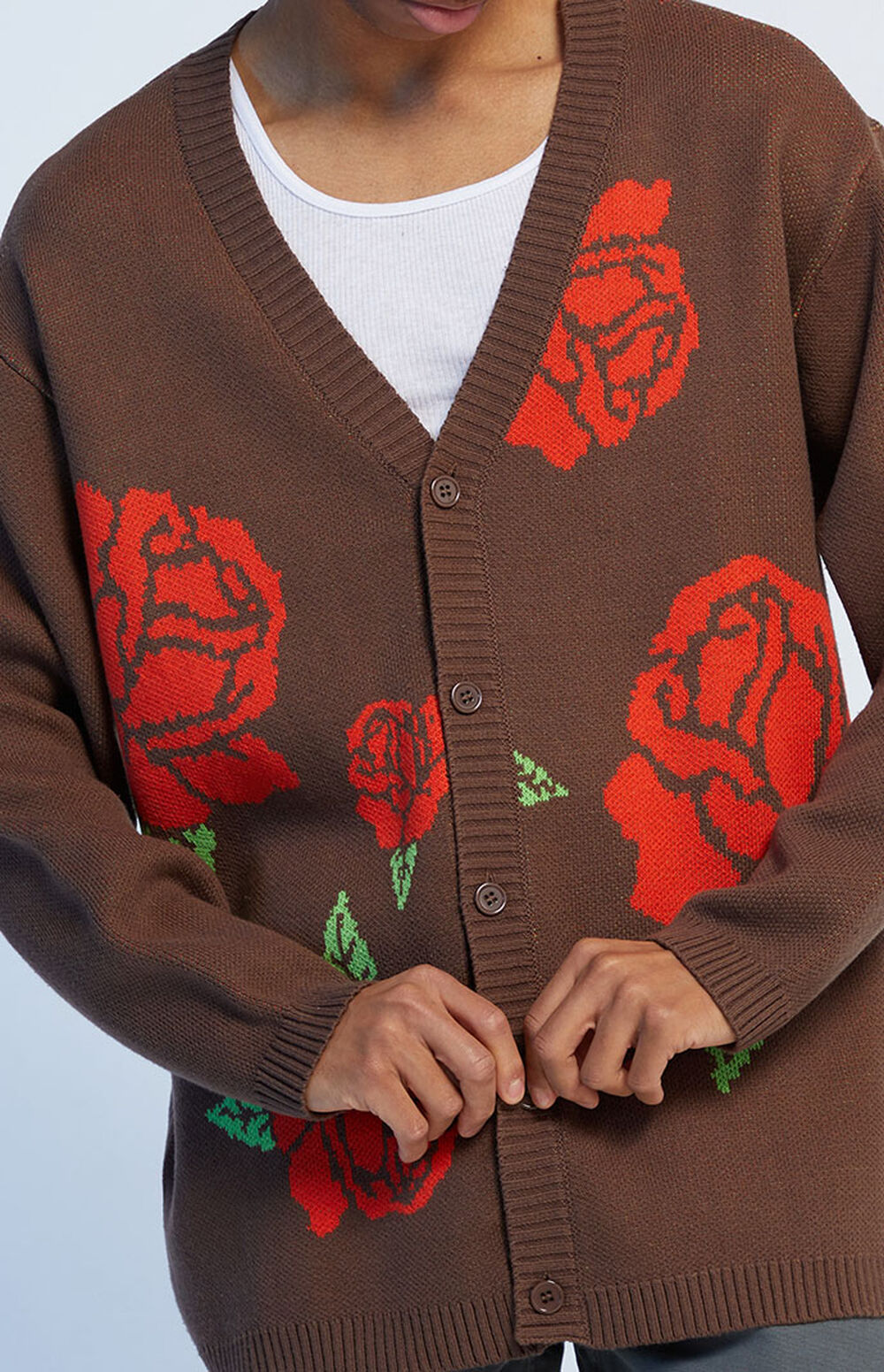 Pacsun Rose Knit Cardigan | PacSun