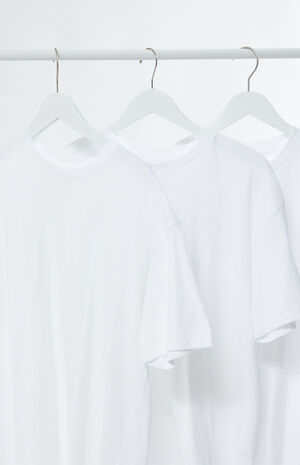PS Basics 3 Pack White Reece Regular T-Shirts | PacSun