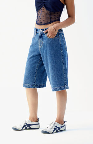 Pacsun Dark Indigo Extreme Denim Jorts | PacSun