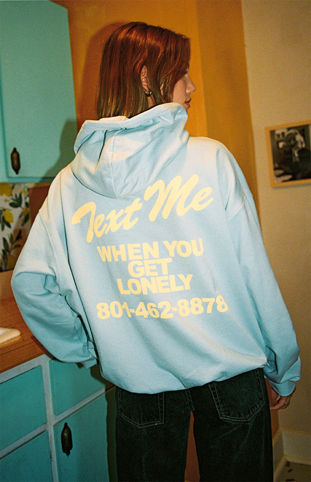 LONELY GHOST Text Me When You Get Lonely Hoodie | Pacsun