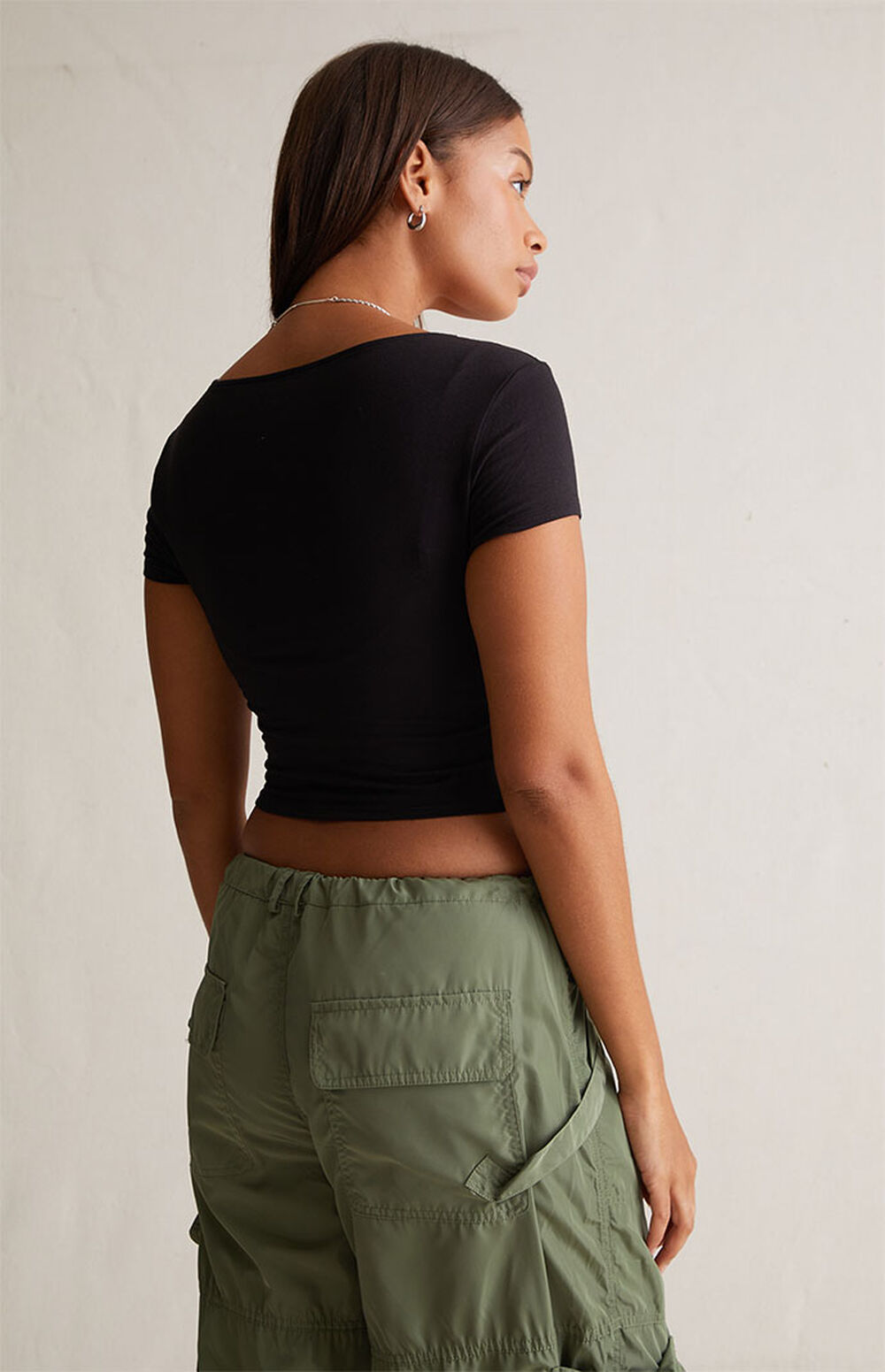 Contour Sculpting Hazel Fitted Scoop Top | PacSun