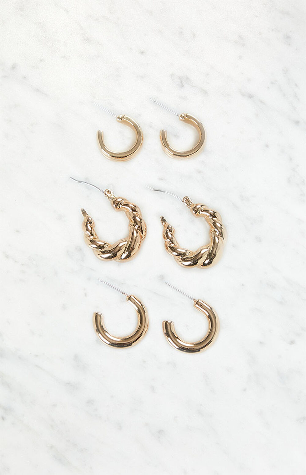 LA Hearts 3 Pack Multi Hoop Earrings | PacSun