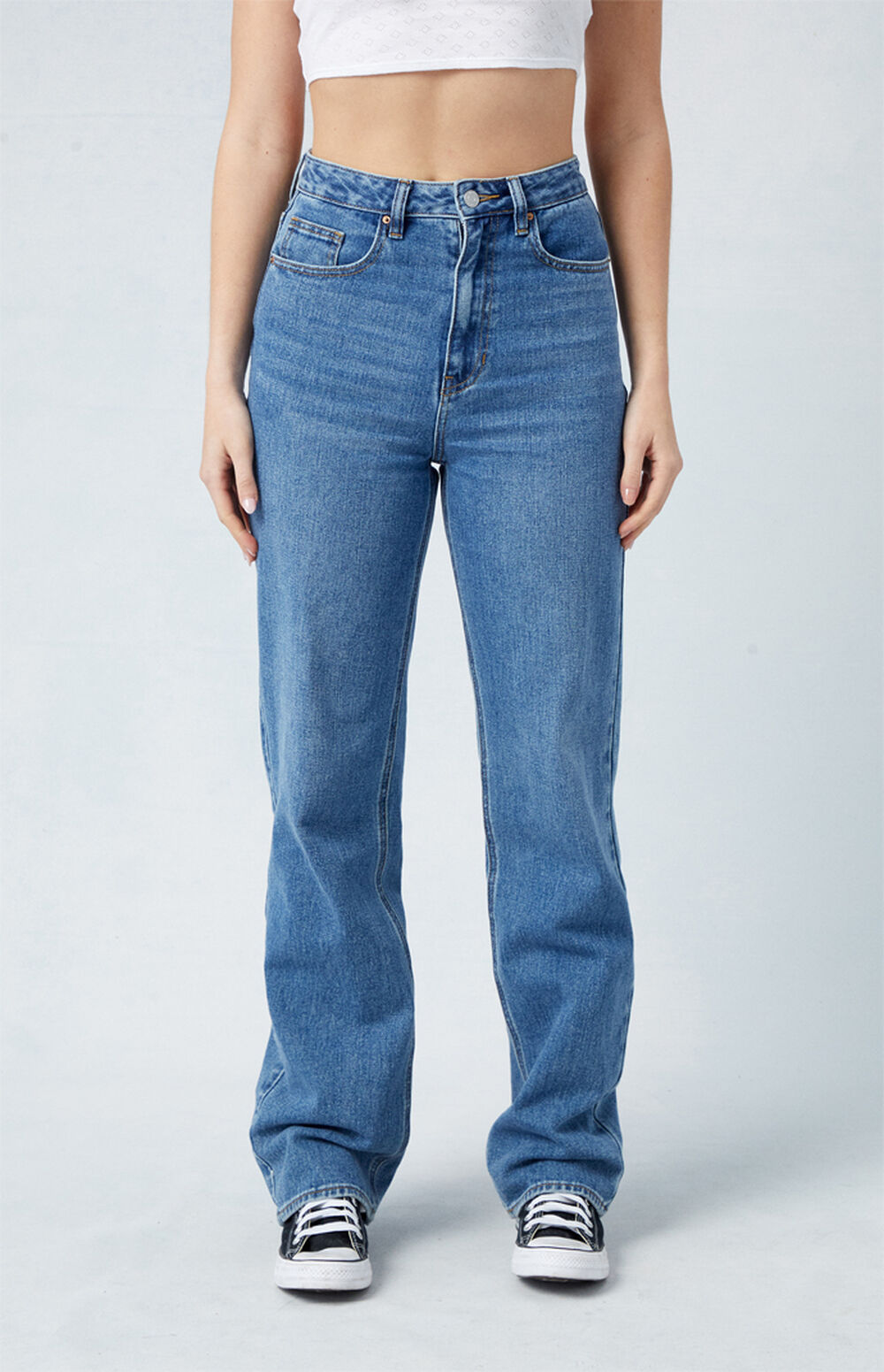Pacsun Medium Blue '90s Boyfriend Jeans | Pacsun