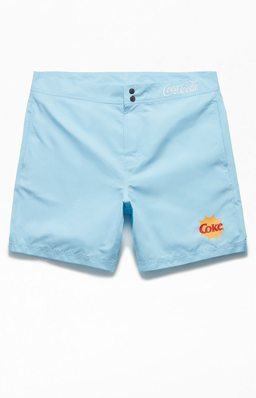Coca-Cola x PacSun Sunrise Snap 18" Swim Trunks | PacSun