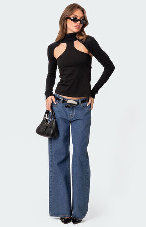 Edikted Turtle Neck Shrug Sweater | PacSun