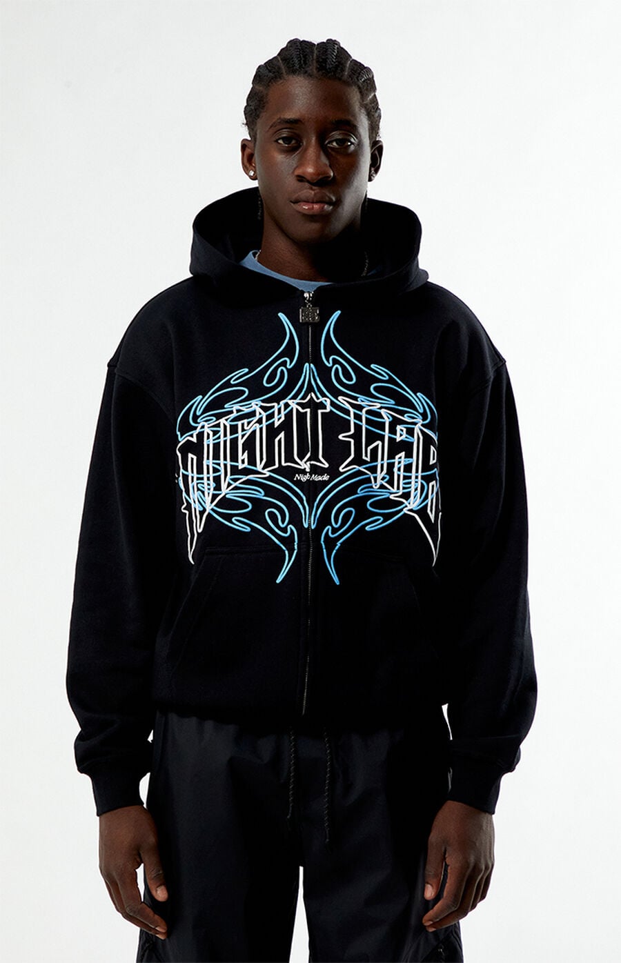 Nightlab Night Made Full Zip Hoodie | Pacsun