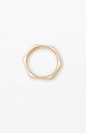 Pacsun Gold Screw Ring | PacSun