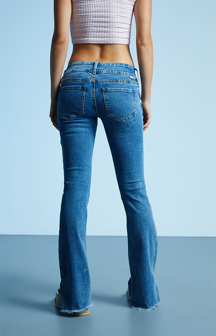 PacSun Medium Blue Low Rise Bootcut Jeans | PacSun