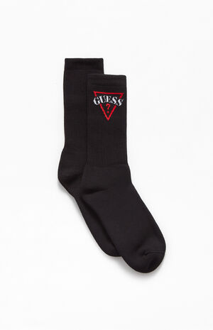 GUESS Originals Triangle Logo Crew Socks | PacSun