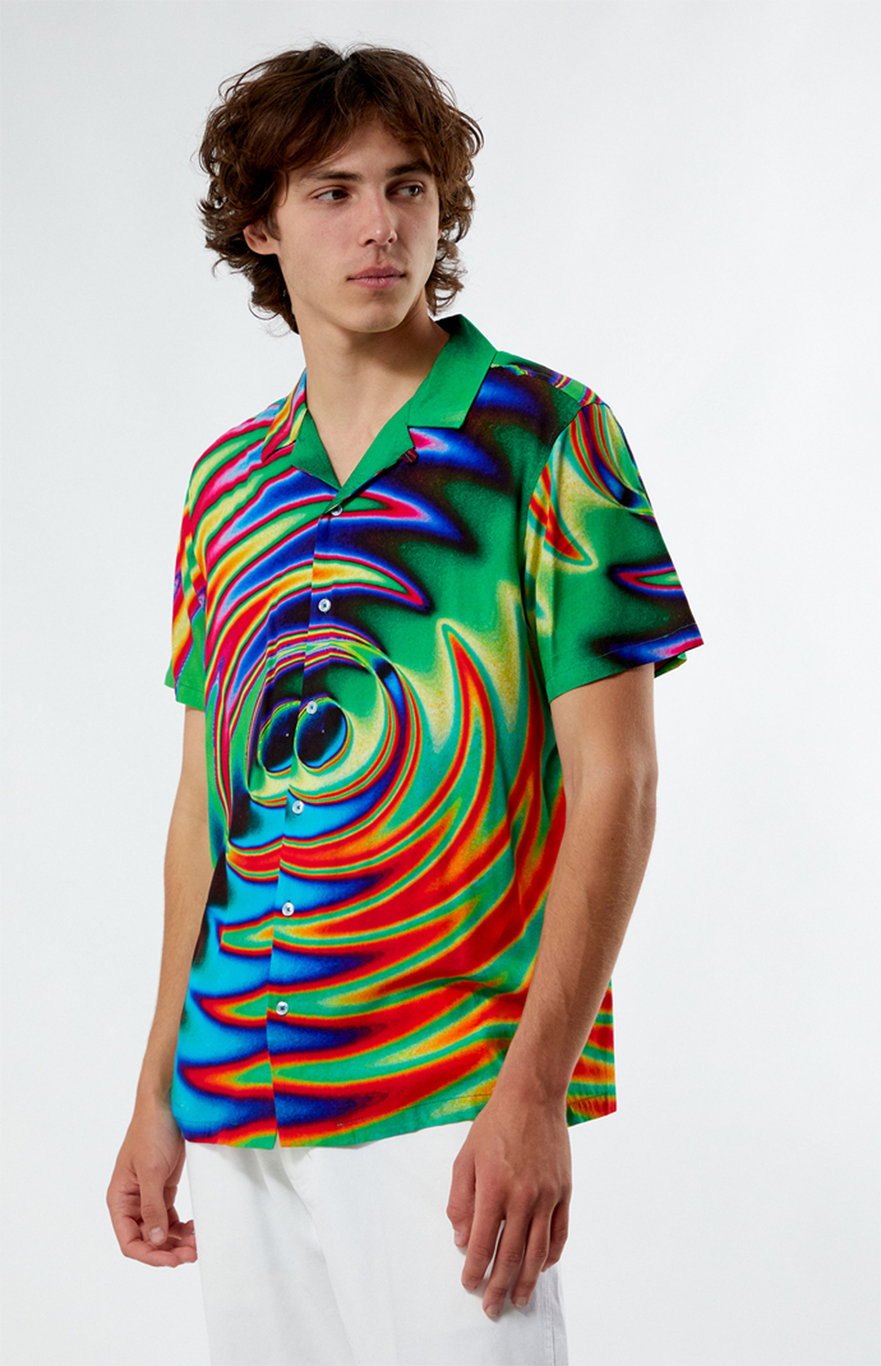 Pacsun Psyche Woven Camp Shirt | Pacsun