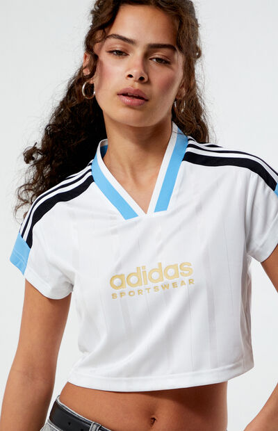 adidas Tiro Cut 3-Stripes Cropped Jersey | PacSun