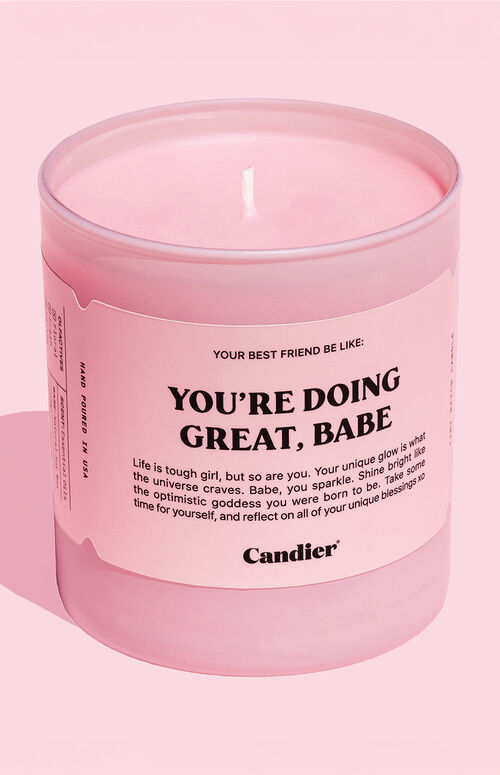 Candier You're Doing Great Candle | PacSun