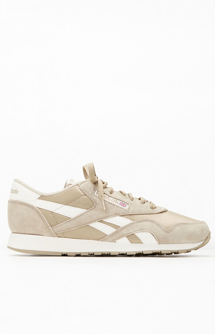 Reebok Tan Classic Nylon Vintage Suede Shoes | Pacsun