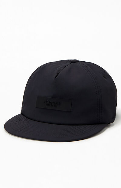 Fear of God Essentials Black Baseball Hat | PacSun