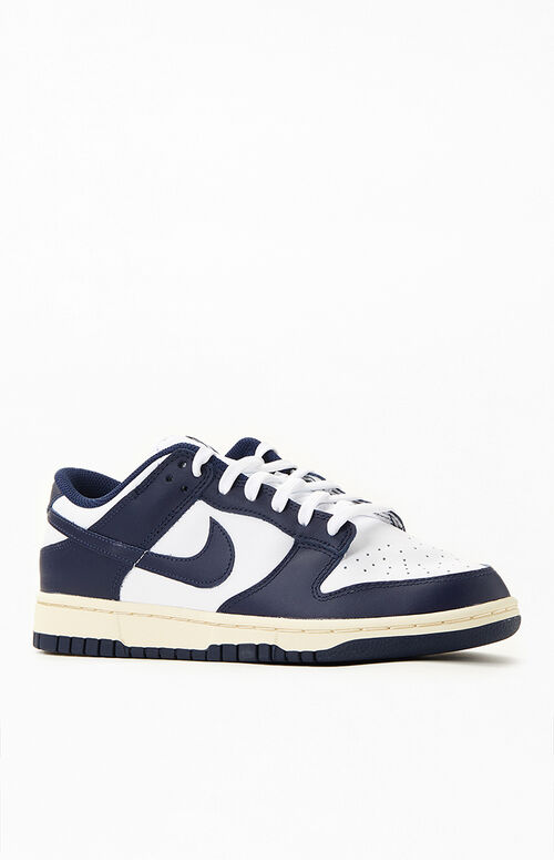Nike Vintage Navy Dunk Low Shoes | PacSun